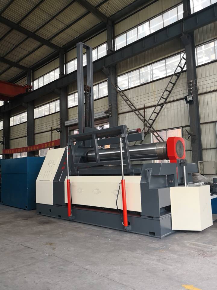Electric CNC Hydraulic 4 Roller Plate Rolling Machine from China ...